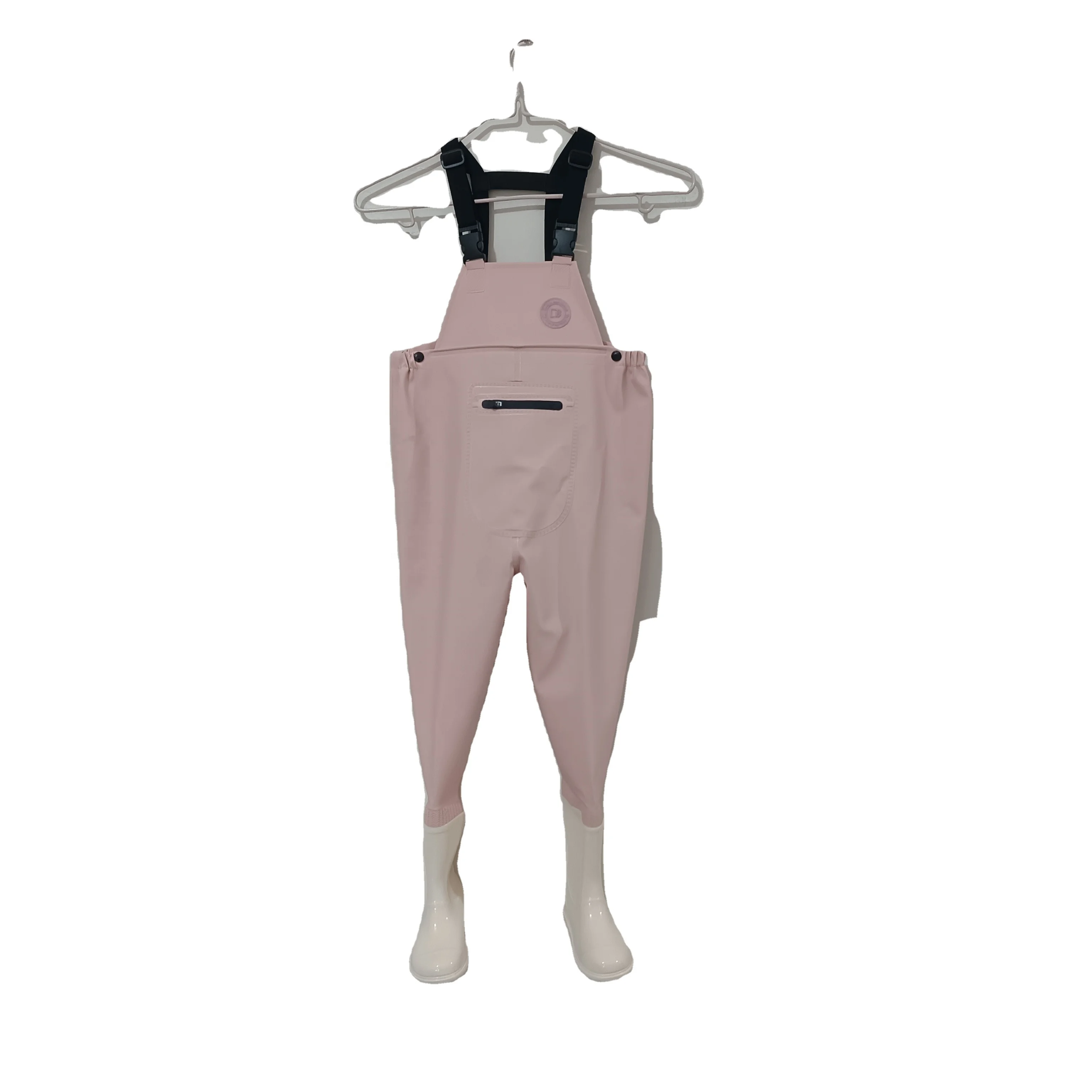 Popular Pink Color Chest Waders Korea Kc Certification Kids Wader Waterproof Pvc Fishing Wader ...