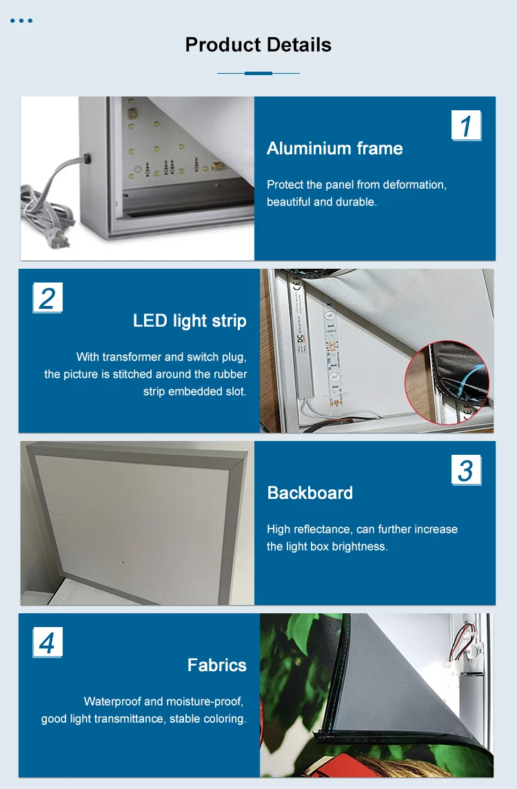 Competitive Price Sign Light Box Display Custom Indoor Adverts Led ...