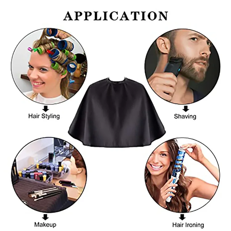 Custom Logo Salon Barber Shawl Artist Work Bib Men Beard Cape Studio ...