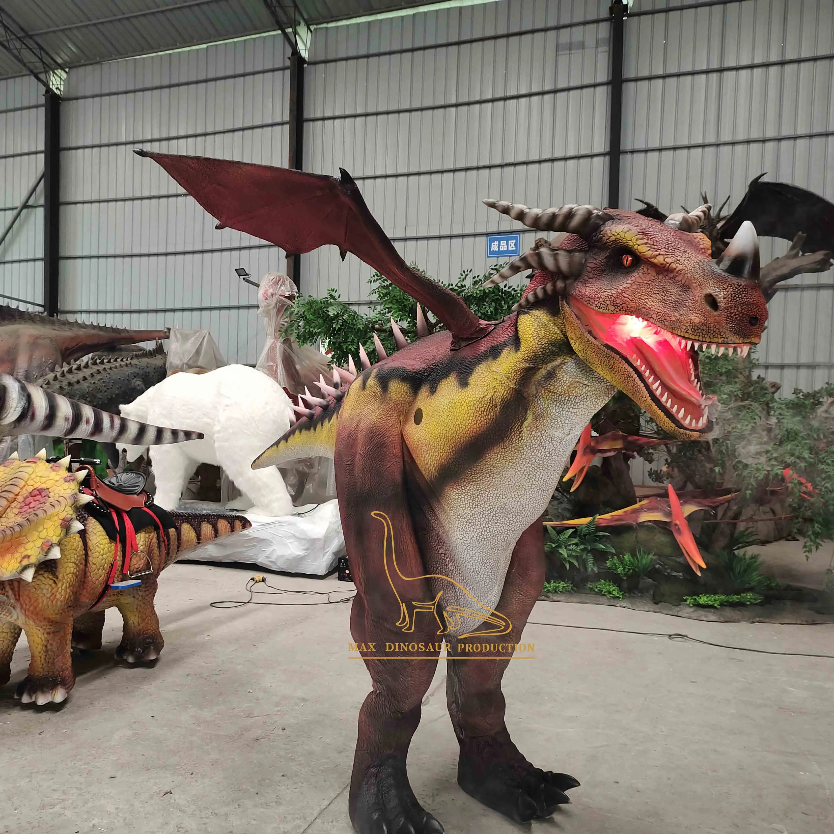 Wearable Simulation Dinosaur Costume Animatronic Model For Adults ...