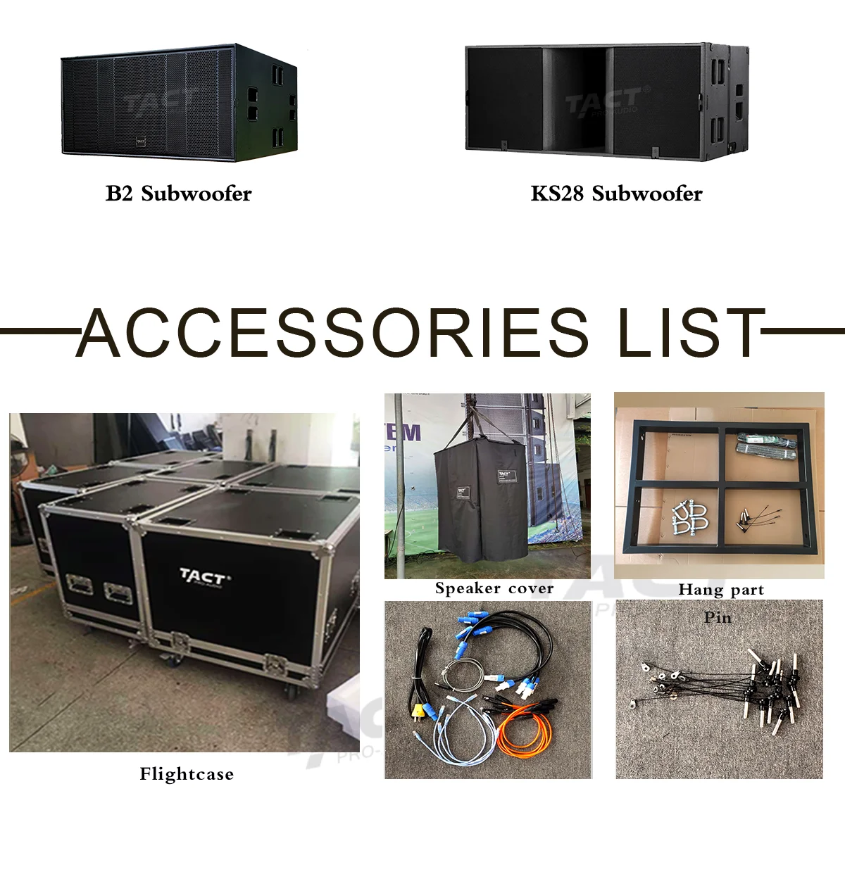 TACT PRO AUDIO Line Array Sound System for Outdoor Performance