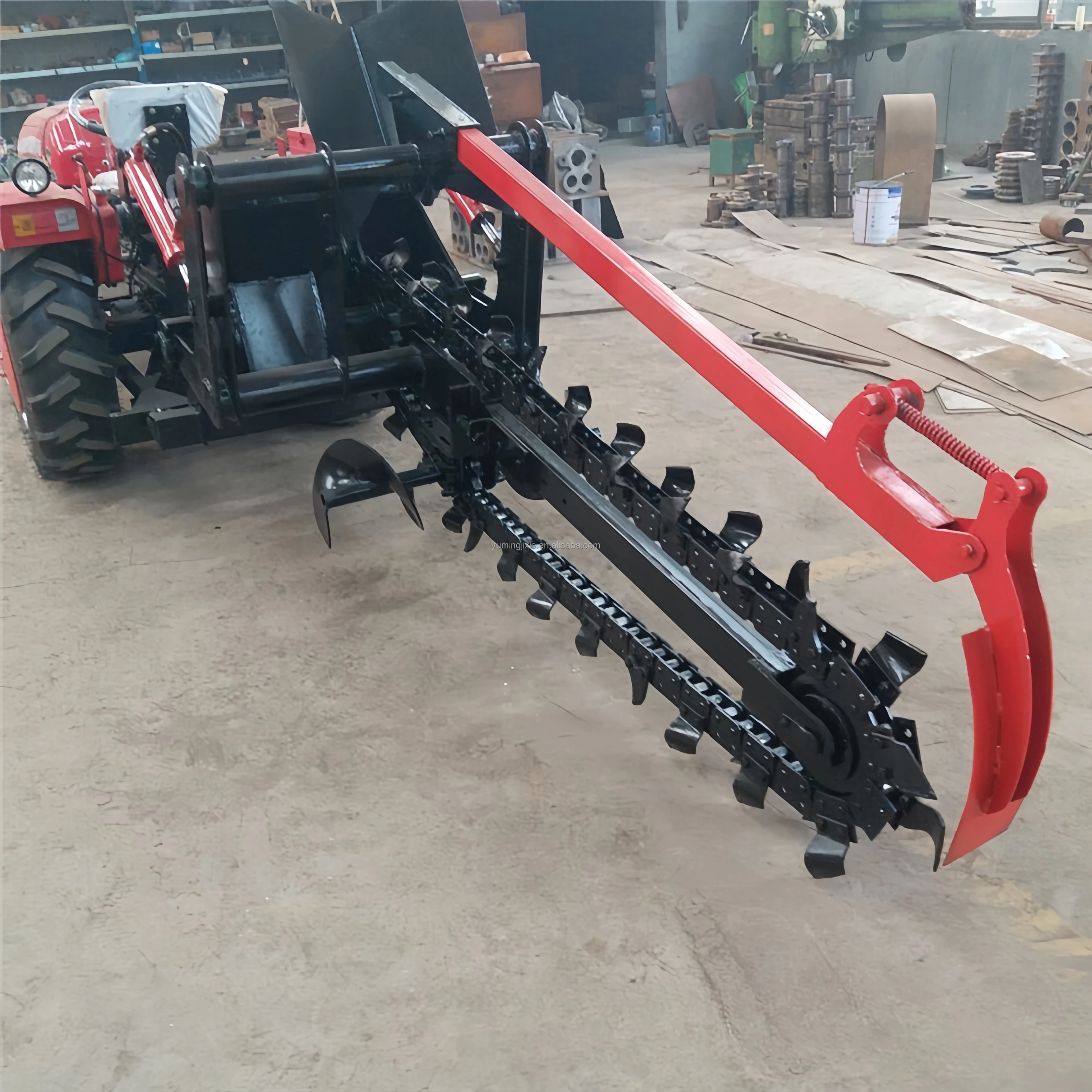 Tractor Chain Trencher Cable Trenching Machine on Sale| Alibaba.com