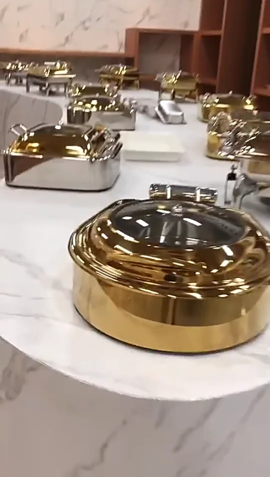 Heating Pots Food Warmer Catering Equipment Buffet Sus 201 304gold ...