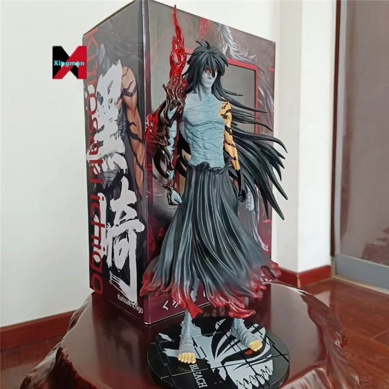 Bleach Gk Bloody Ichigo Kurosaki Mugetsu Form Standing Pose Statue