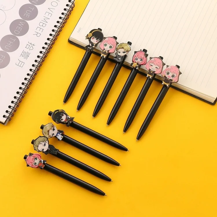 Spy X Family Ballpoint Pen/cute Cartoon Black Ballpoint Pen/anime ...