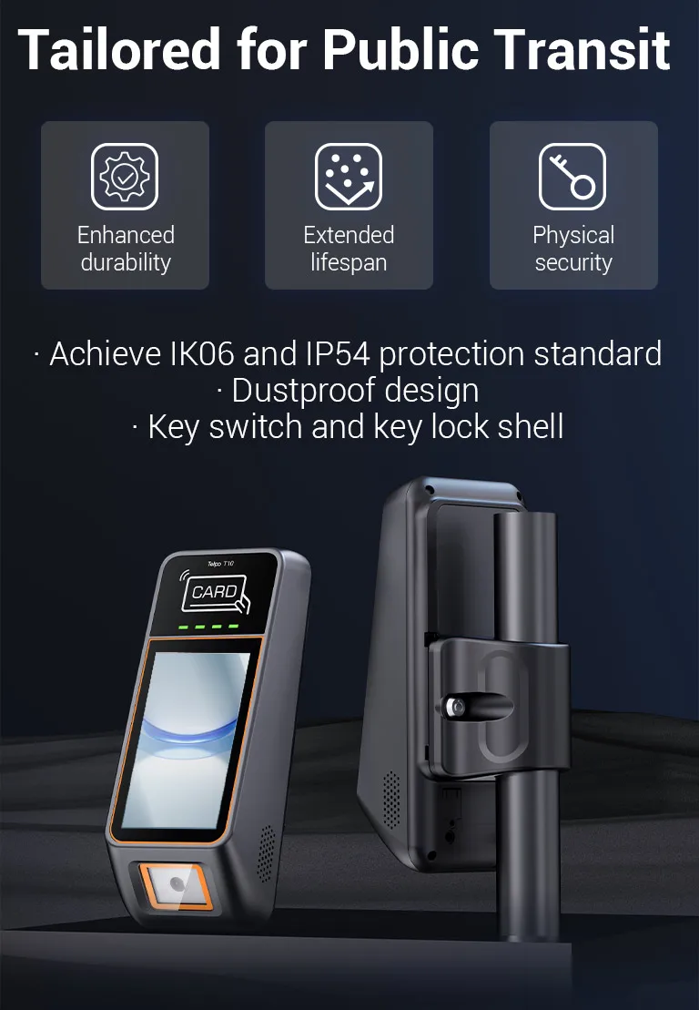 Telpo T10 4g Tap To Pay Contactless Card Machine Pos Terminal Bus ...