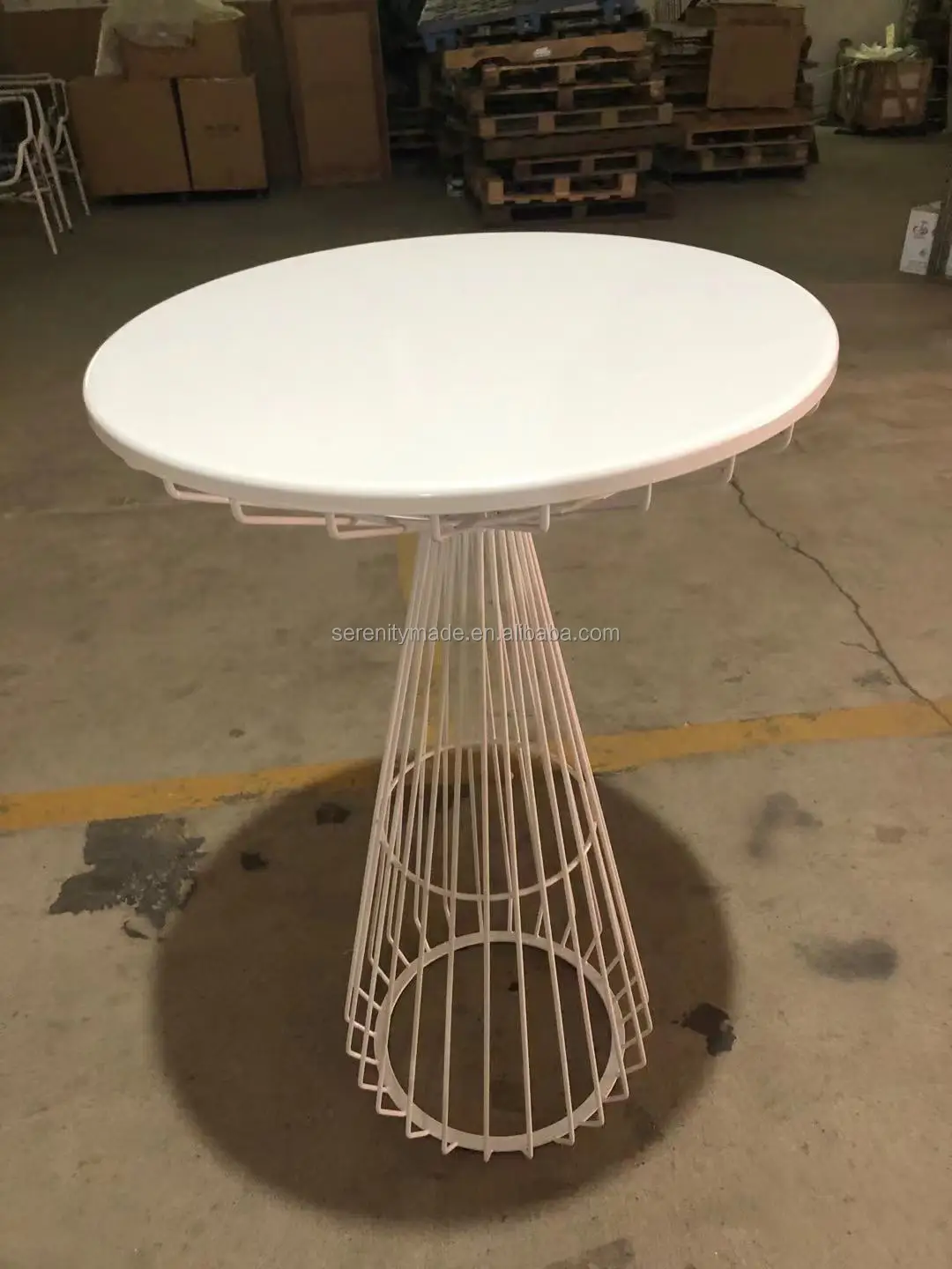 Outdoor Round Metal Wire Cocktail Bar Wedding Table - Buy Outdoor Round ...