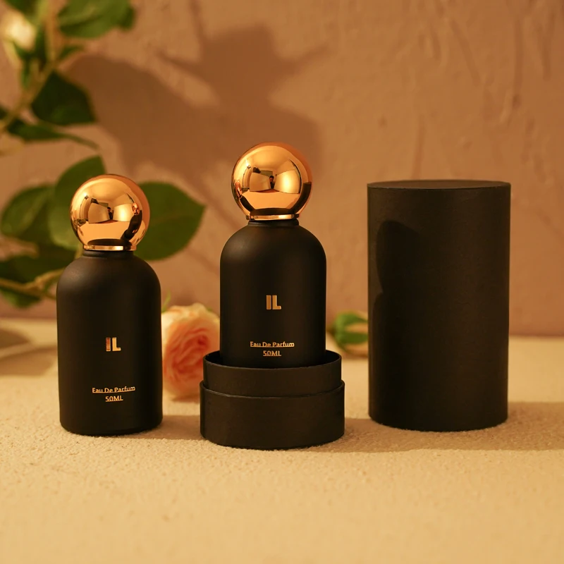 100ml Luxury Perfume Bottle - Empty Gold Cap Parfum Packaging