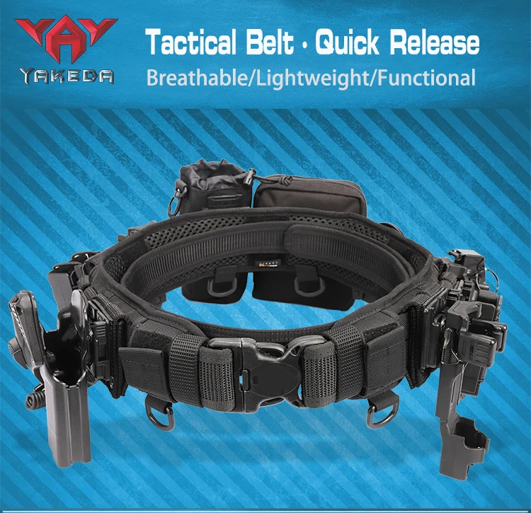 Yakeda Durable Lightweight Tactical Belt Set For Outdoor Activities - Oem