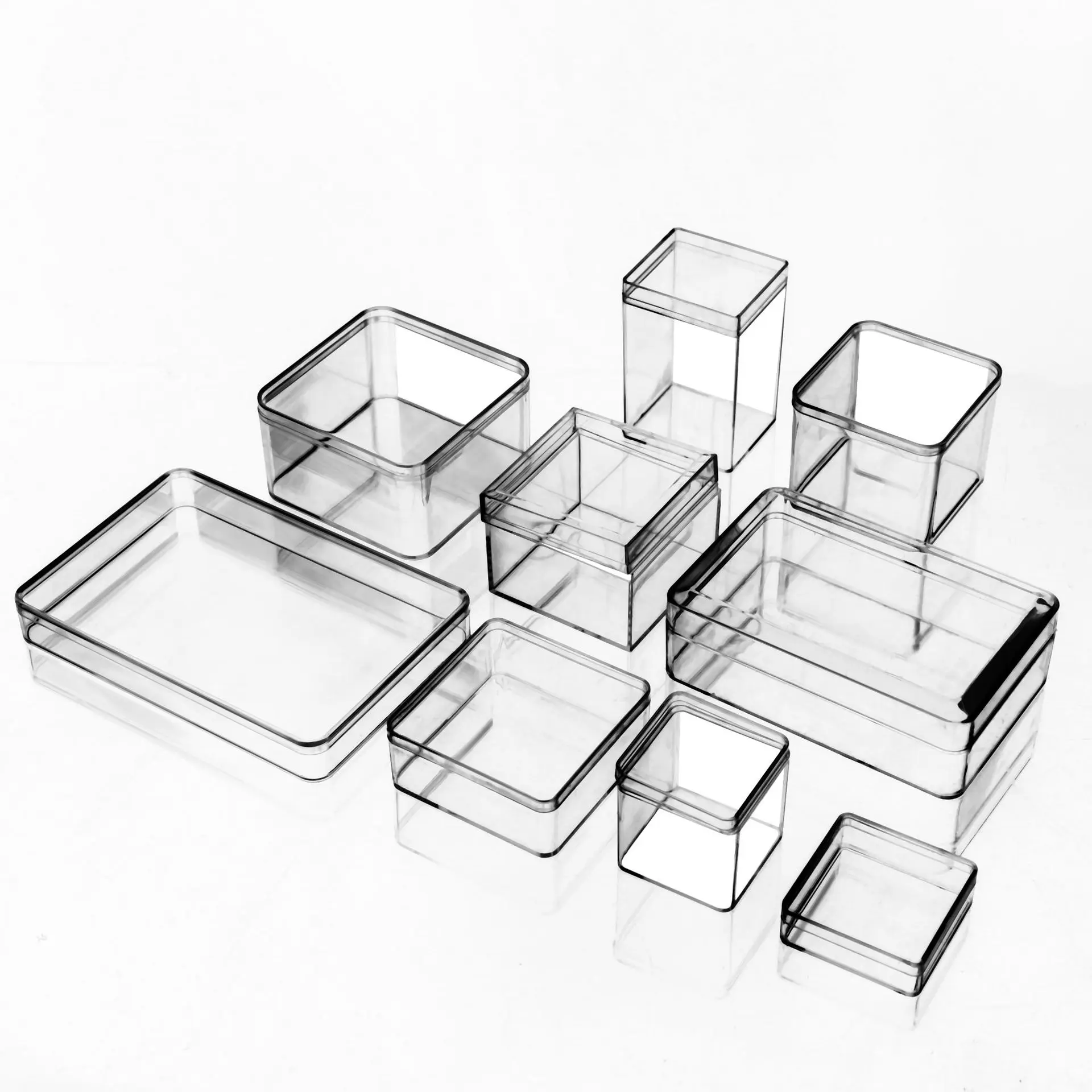 Different Display Acrylic Box Storage square Plastic Boxes| Alibaba.com