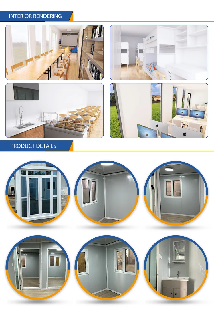 New Design Double Storey Custom Prefab Container Folding Rooms Tiny ...