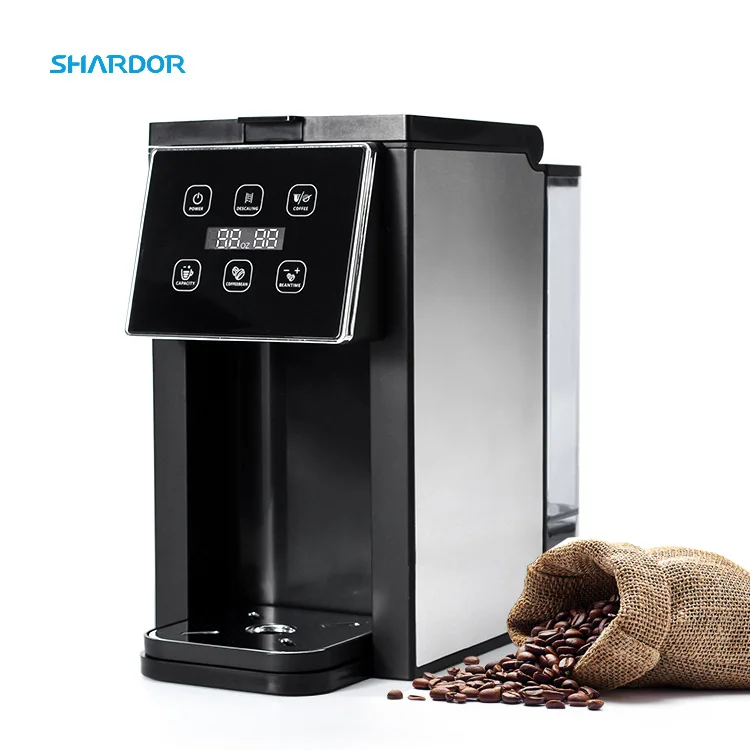 SHARDOR Grind and Brew Coffee Maker Digital LED Touch Screen Bean Tea ...
