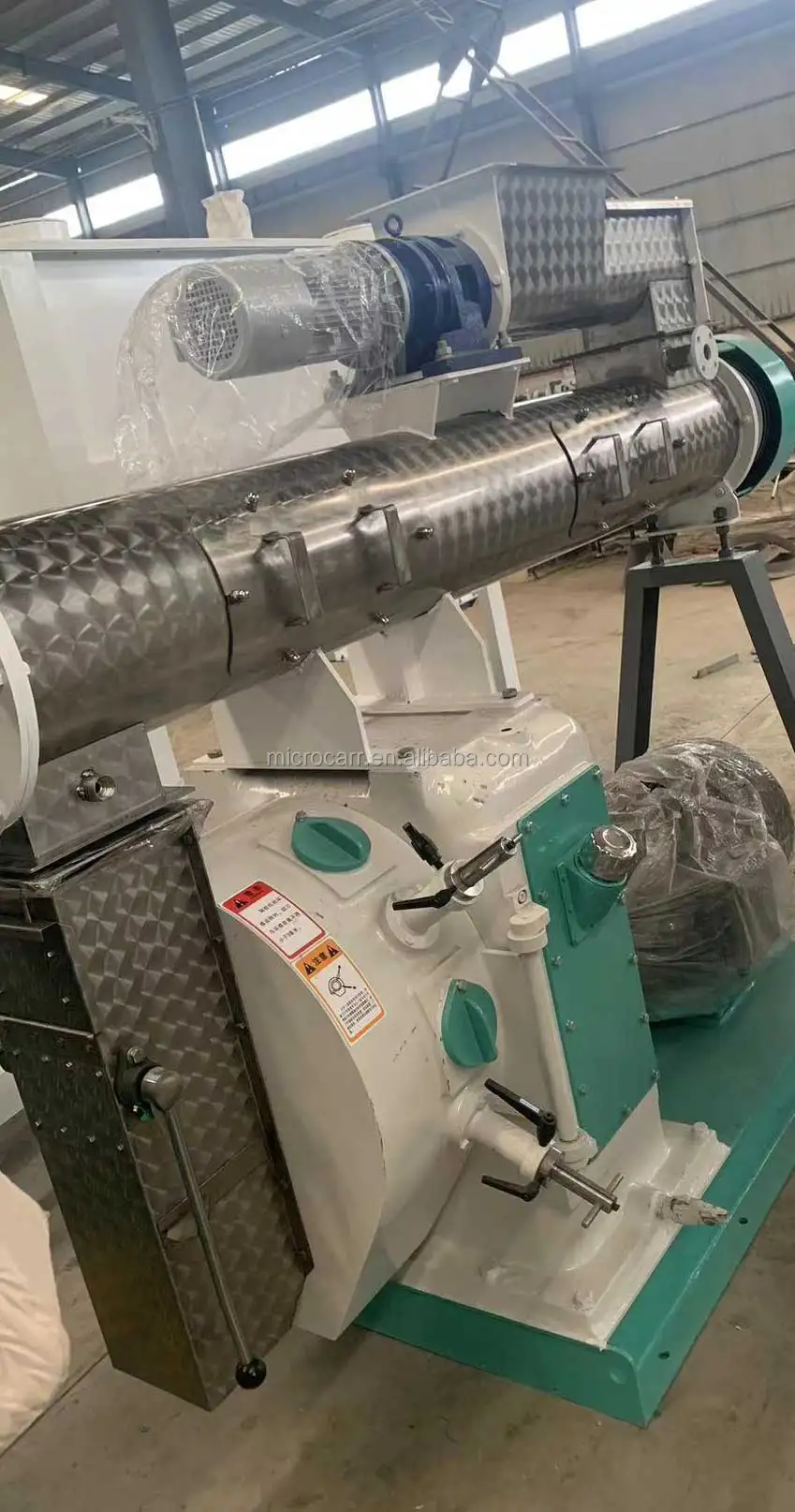 200 Kg Agricultural Waste Chicken Production Line Making Feed Pellet ...