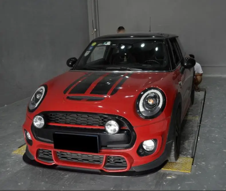 Fiberglass Front Bumper Lip Front Spoiler For Bmw Mini F55 F56 John ...