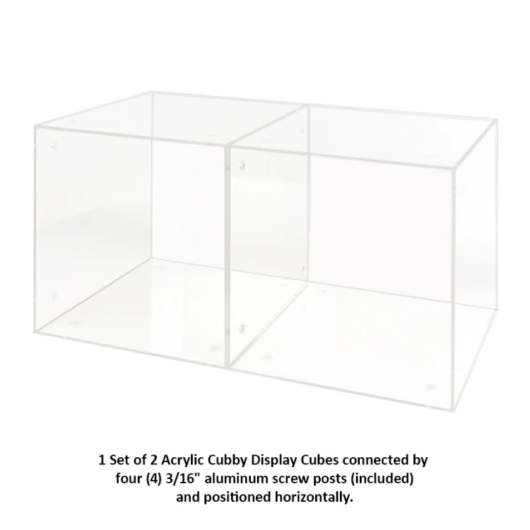 12" Stackable Acrylic Cubby Display Cube for Storage| Alibaba.com