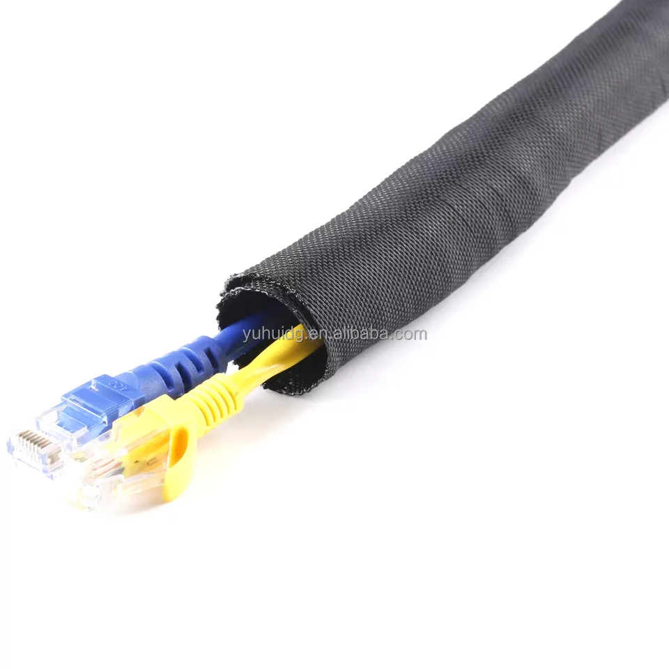 Braided Wrap Cable Management Pet Braided Sleeve - Buy Braided Wrap ...