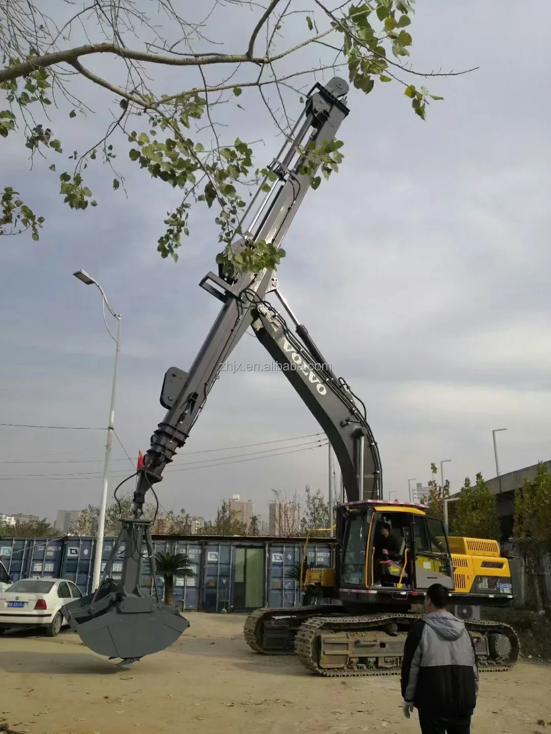 Excavator Extension Arm CAT320D Telescopic Arm Excavator Extend Arm for ...