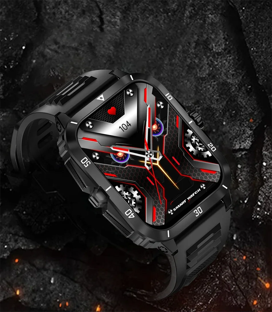 Kt71 Mensmartwatch 3atm Waterproof Barometer Altimeter Gps Trajectory ...