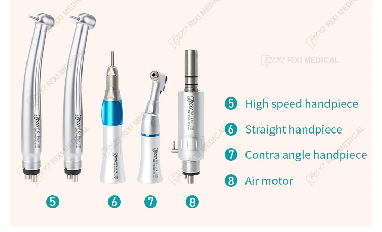 Dental Handpiece High Speed Low Speed Lab Tube Surgical Turbine Dental ...