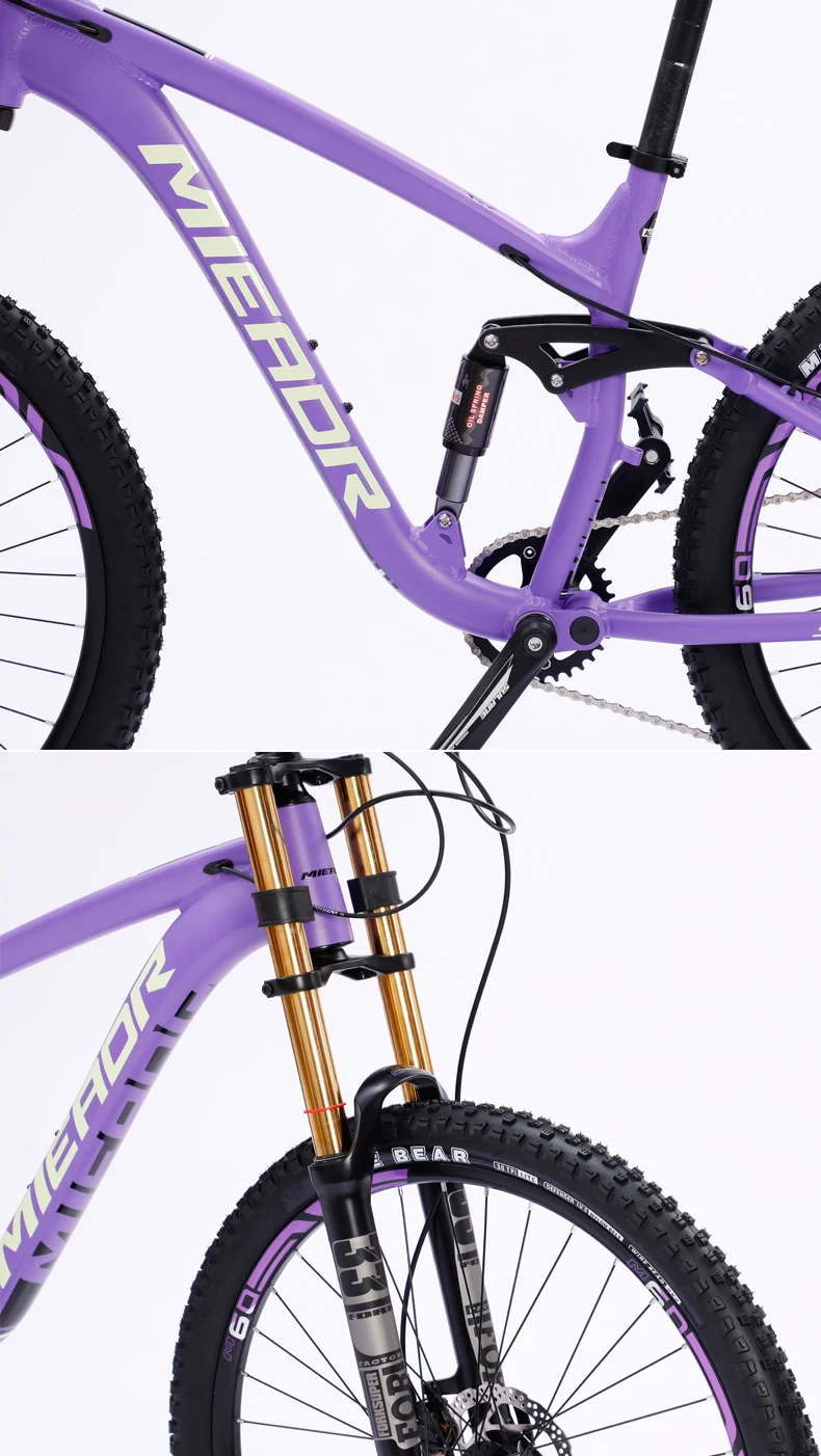 27.5inch Aluminum Alloy Oil Disc Brake Mtb Bike for Downhill