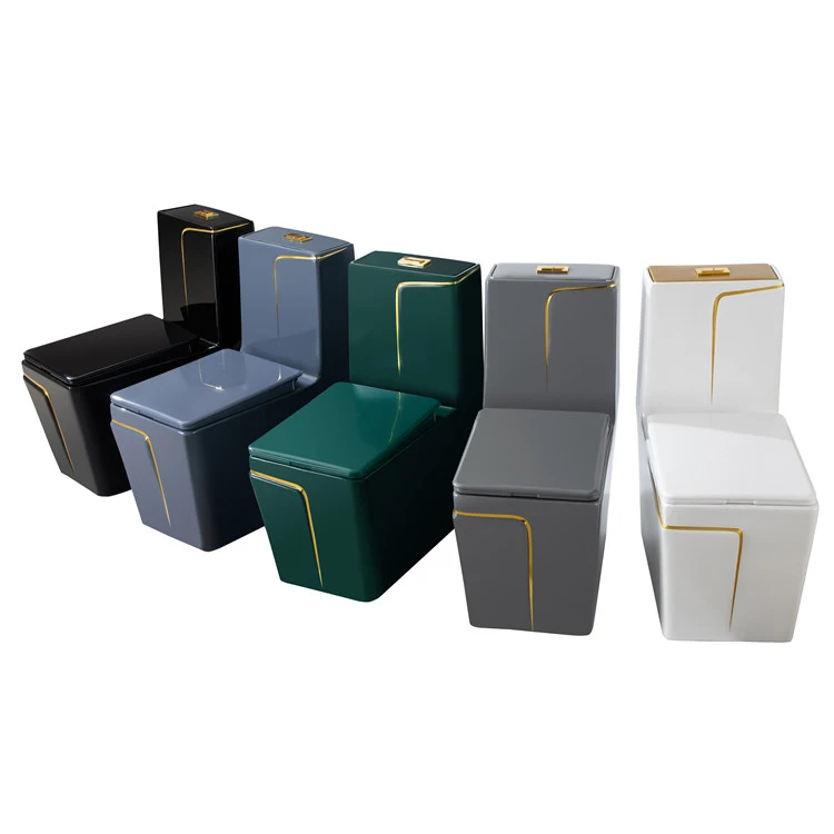 Modern Design square Shape Water Closet Toilet Ceramic Bathroom Commode ...