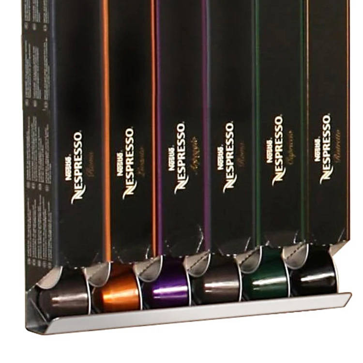 60 Pods Nespresso Storage Display Rack Stainless Steel Metal Coffee ...