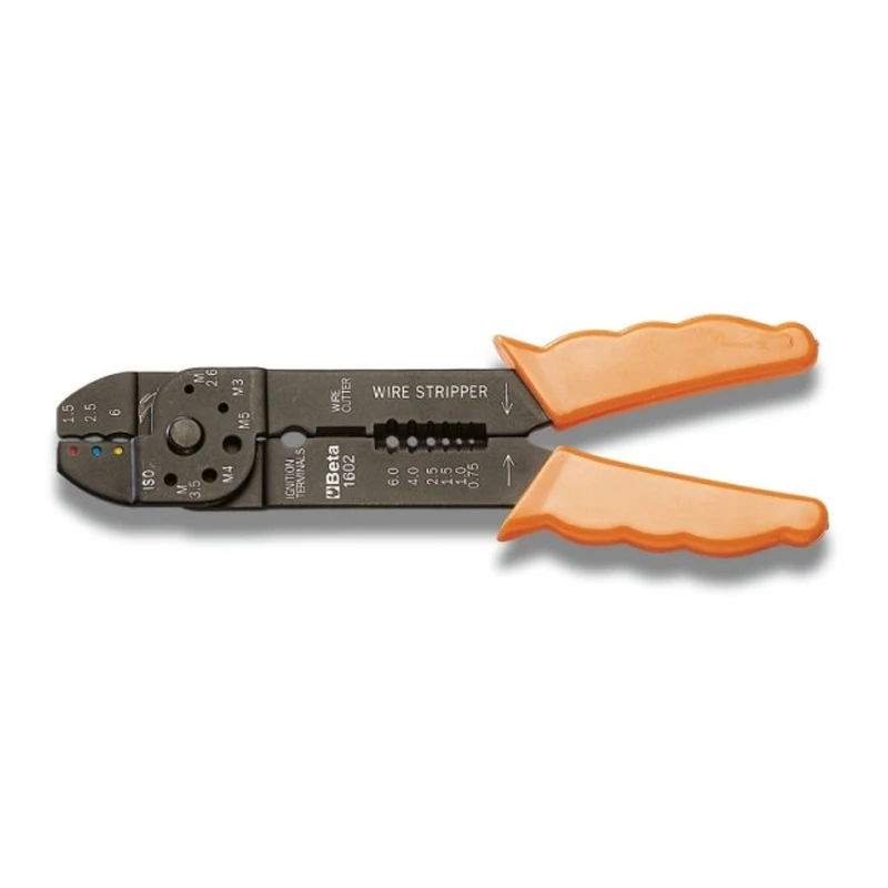 Beta 1602 crimping tool for pre-insulated cable lugs, lightweight model ...