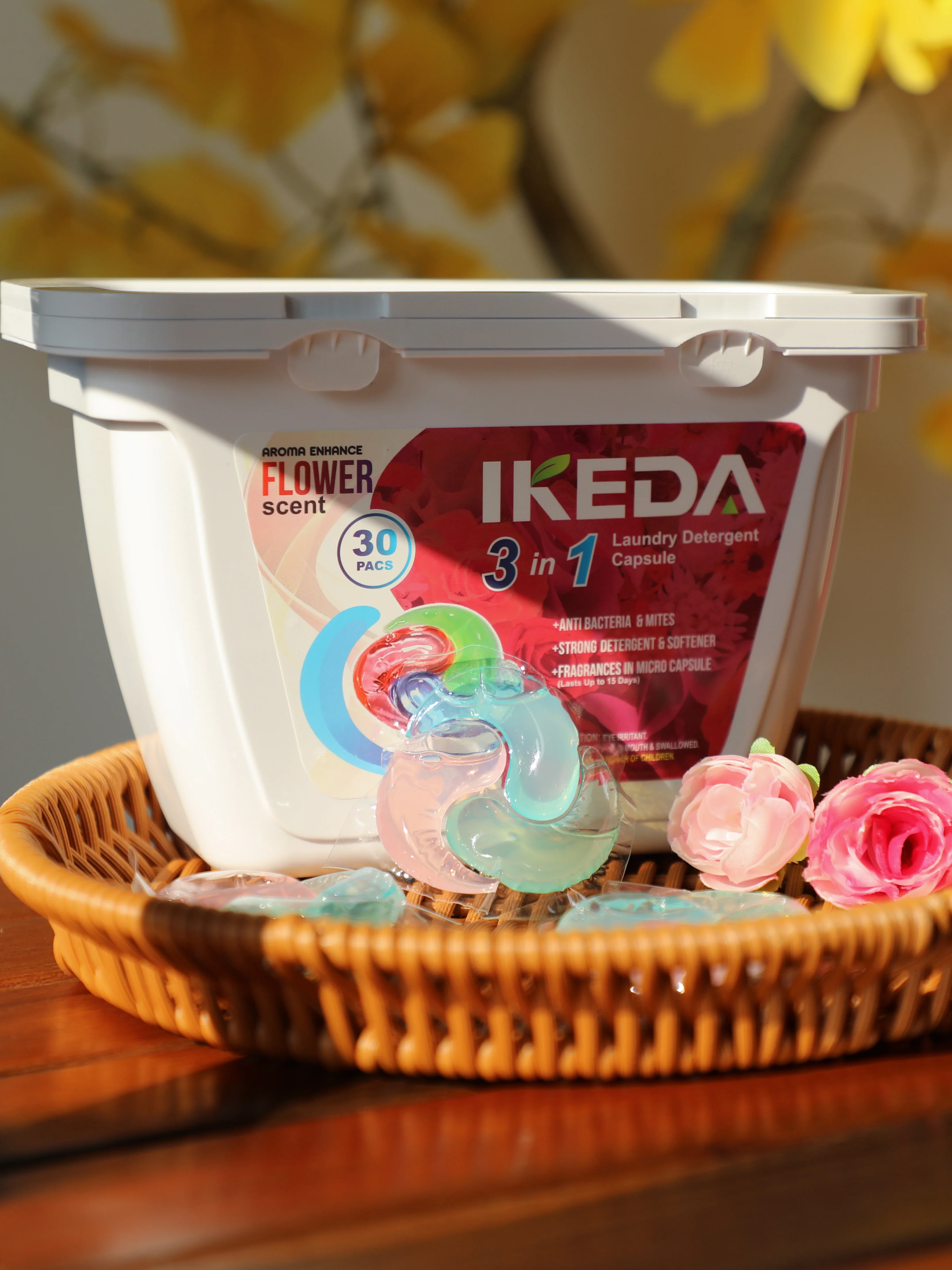 IKEDA Washing Powder Laundry Detergent Pods - Eco-friendly