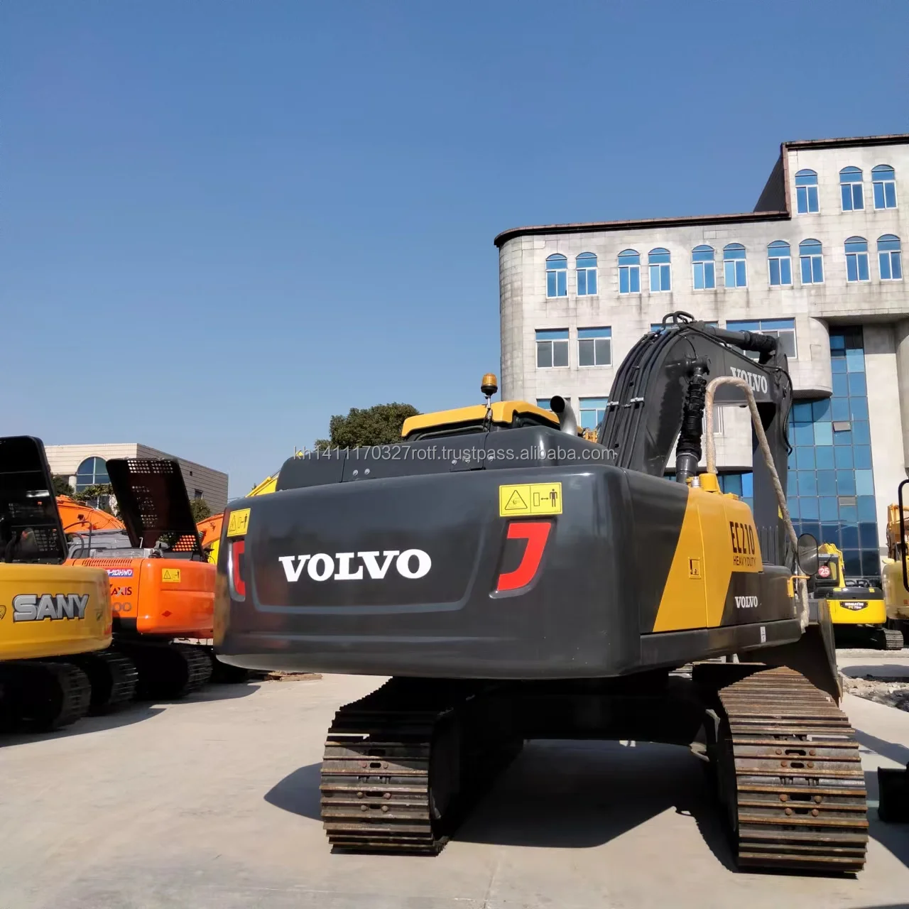 Used Volvo EC210DL EC210D EC210B EC210BLC Crawler Excavator, Harga ...