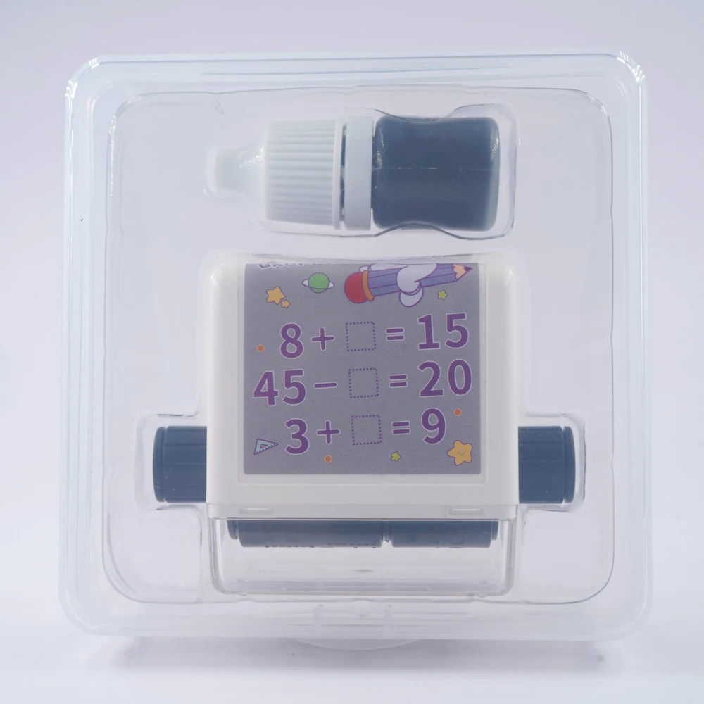 Math Roller Stamp -addition And Subtraction Stamp Within 100 Pupils ...