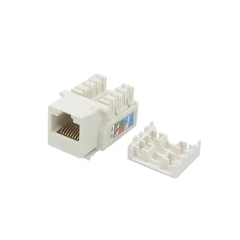 Rj45 Cat6 Connector Amp Model Female 90 Degree Utp/ftp Keystone Jack ...