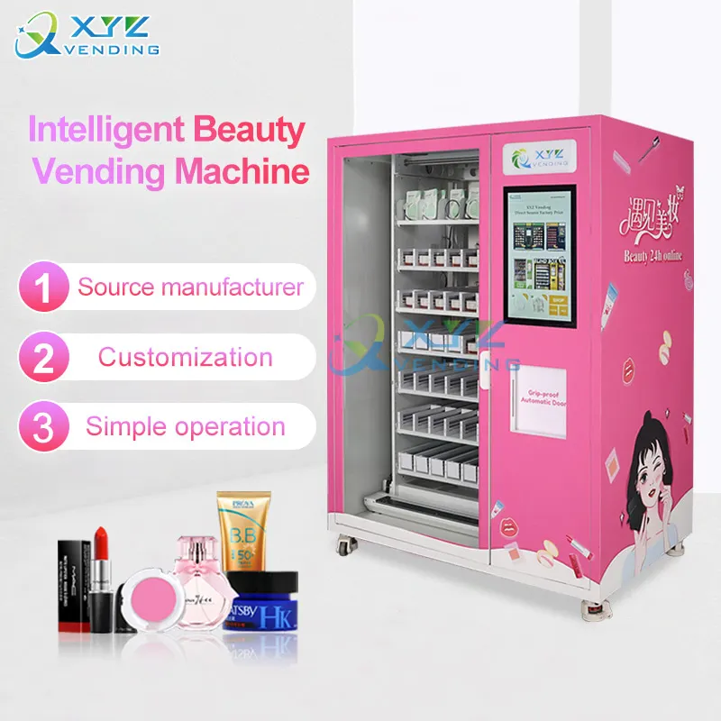 Automatic Cosmetics Vending Machine Touch Screen Makeup Vending Machine ...