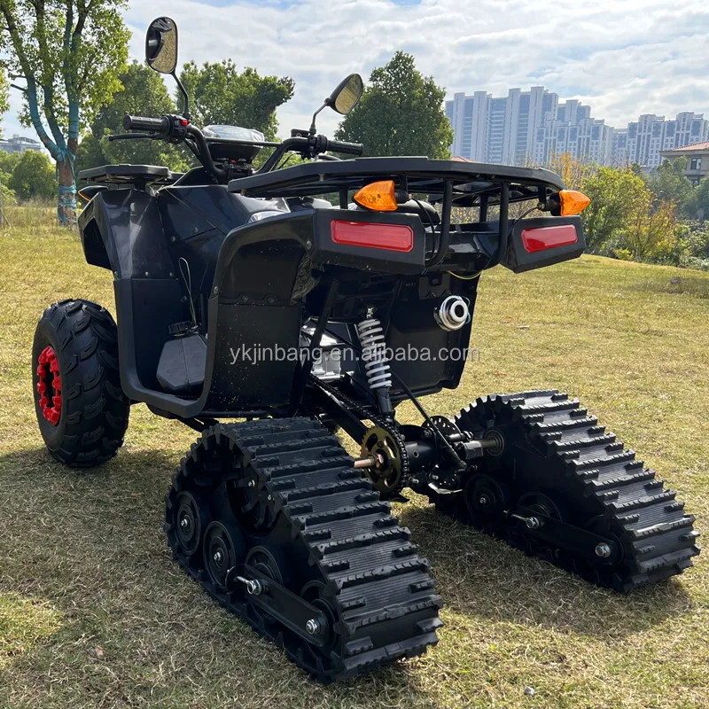 125cc Atv Snowmobile Tracked Sled Cross Country Ski Vehicle Gasoline ...