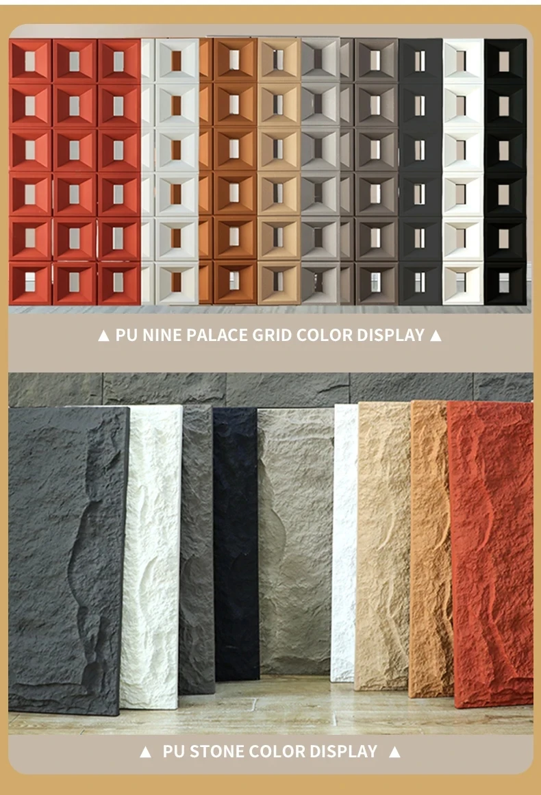 PU Faux Stone Partition Wall Panel Polyurethane Panel 3D for Interior and Outdoor| Alibaba.com