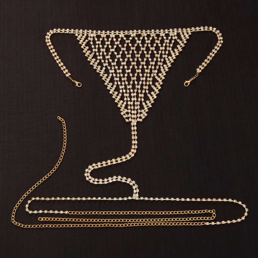 Shihan Rhinestone Mesh Briefs Women Crystal Underwear Fashion Waist ...