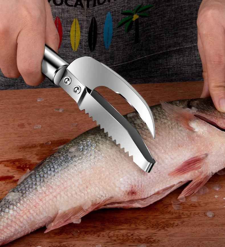 Kitchen Gadget Stainless Steel Fish Cutting Scraping Scales Knife - Buy ...