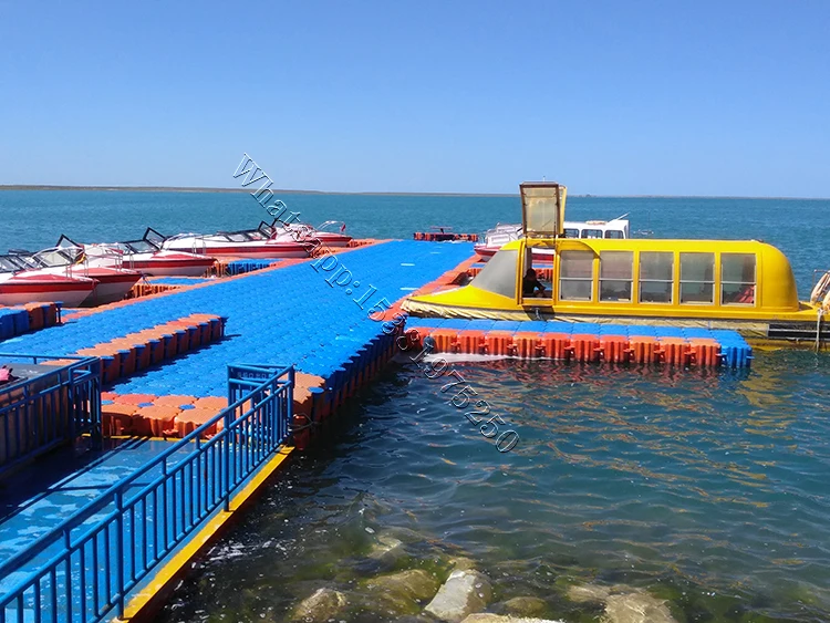 Floating Pontoon Floating Pier Floating Boat Dock On Water New Plastic ...