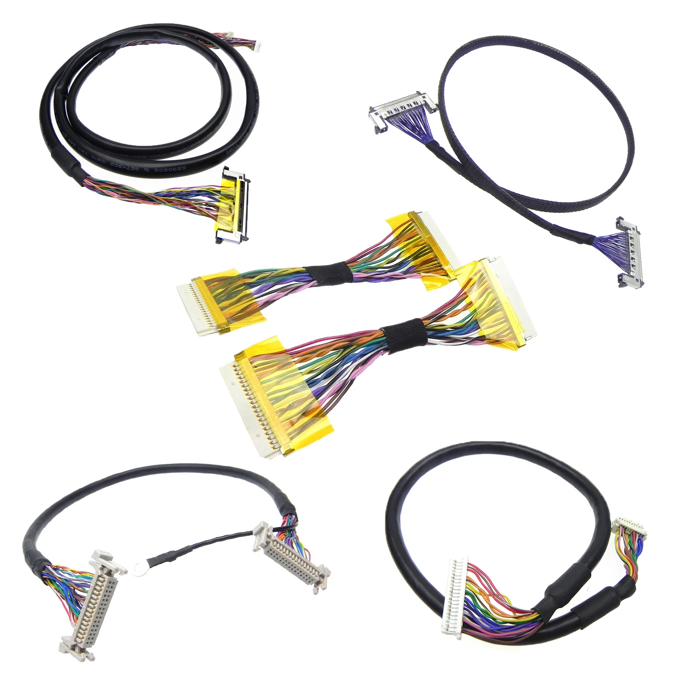 30 40 51pin Pinout Male Female Connector Extension Lvds Cable| Alibaba.com