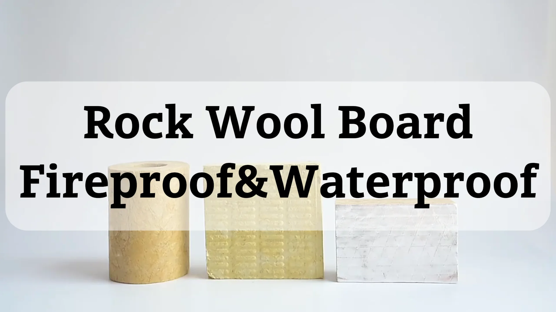 Basalt Rock Mineral Wool 100kg/m3 Stone Wool 50mm Insulation Rock Wool ...