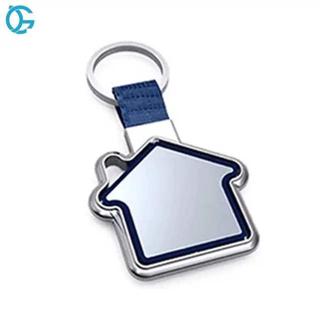 Real Estate Key Chain Engraved Sublimation Metal Keyholder Key Chain ...