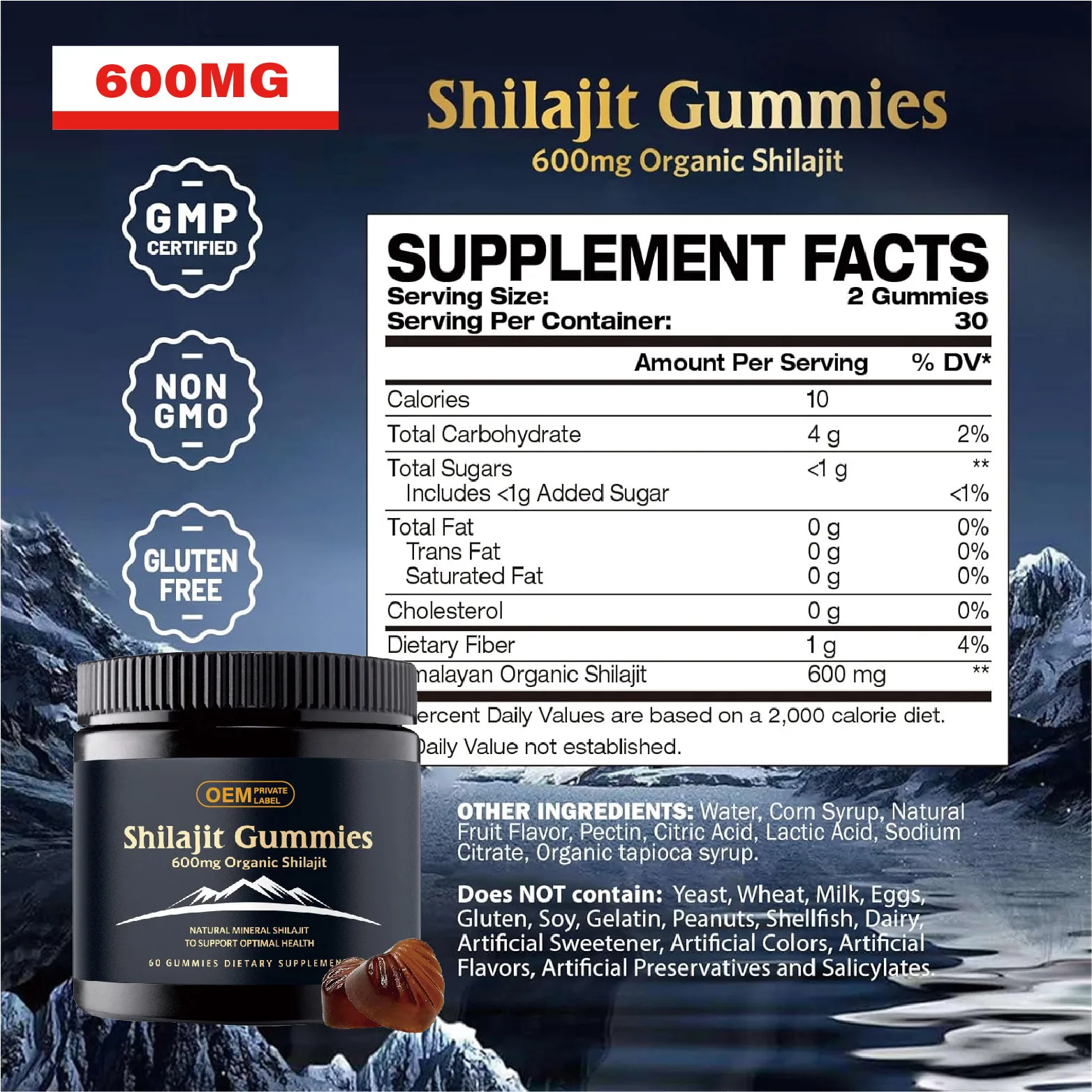 OEM Customized Organic Pure Himalayan Shilajit Extract Resin Shilajit ...