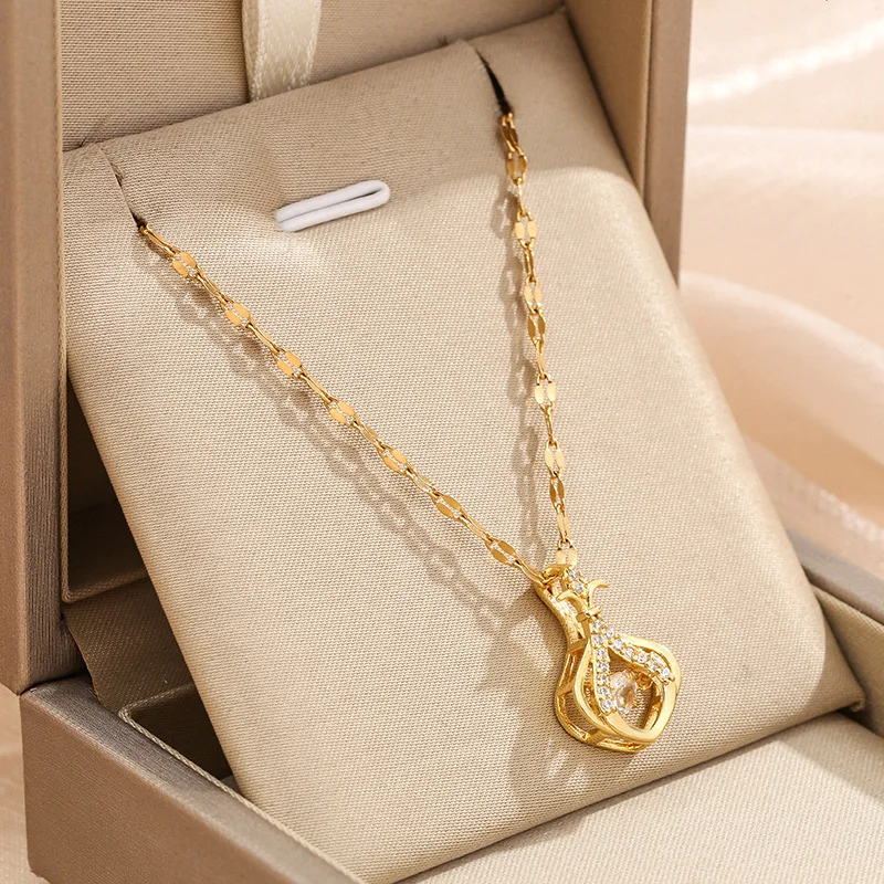 Non Tarnish 18k Gold Plated Stainless Steel Necklace