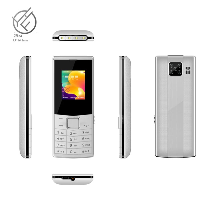Long Standby Tecno Big Original Cell Mobile Green Button Phone for Old ...