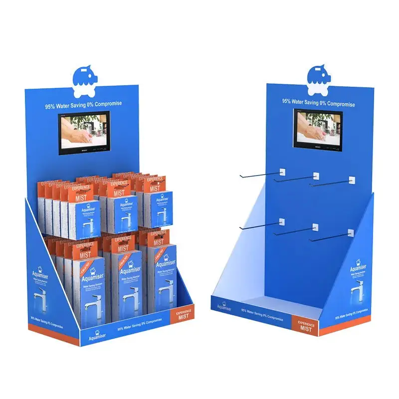 Custom Oem Customized Easy Assembly Cdu Recyclable Retail Counter ...