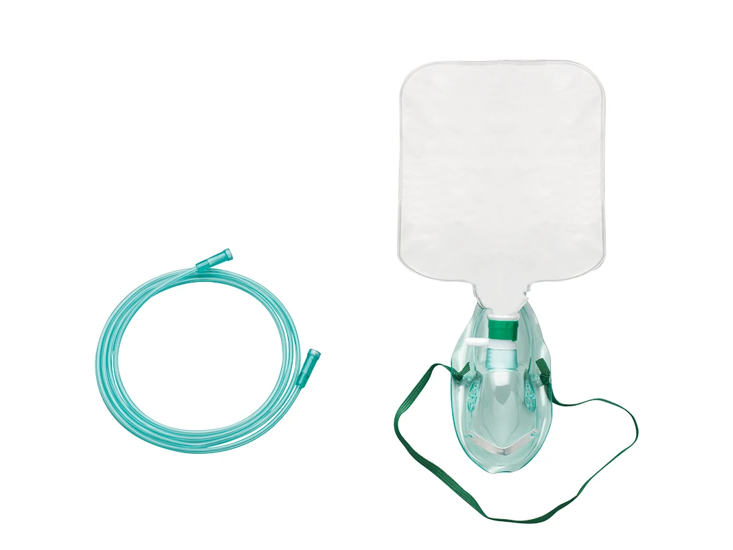 Soft Clear Portable Non-rebreathing Oxygen Mask With Reservoir Bag High ...