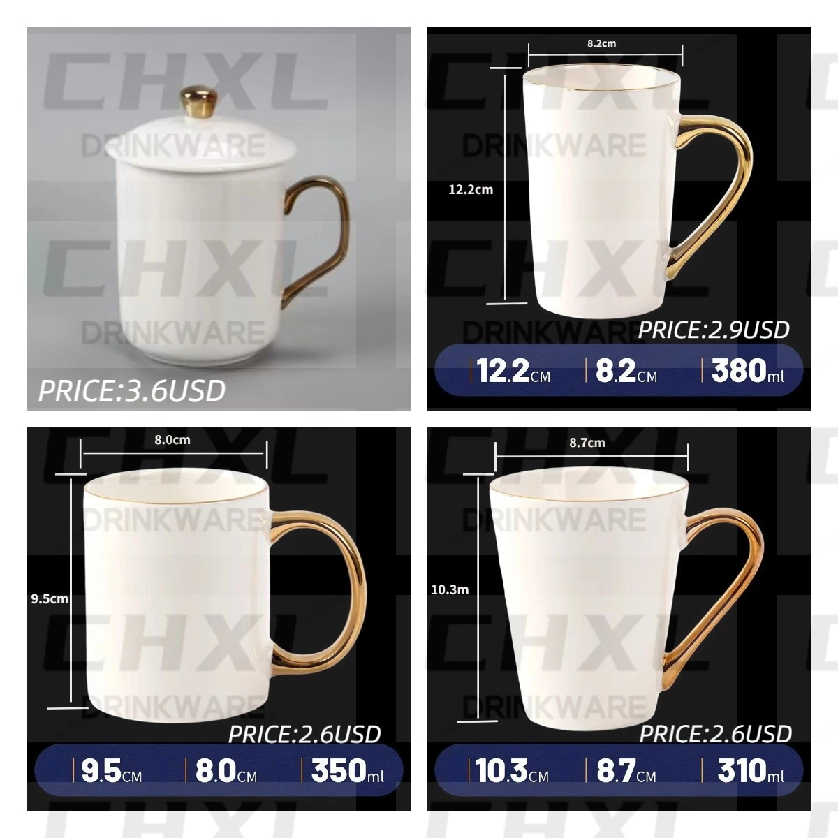 White Sublimation 11 Oz Mug Ceramic White Box Dimensions Inside And ...