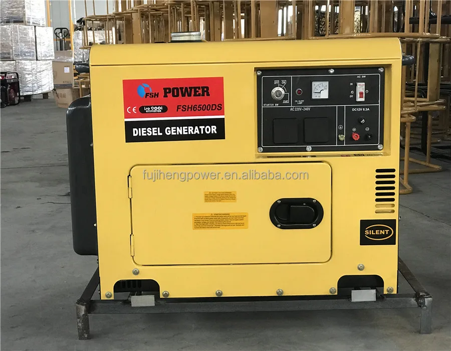 Super Silent Diesel Generator 5kva 6kva 8kva 10kva - Buy Kama Engine diesel Generator silent ...