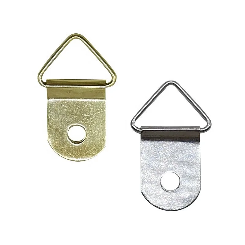 Gold/silver triangle hook cross-stitch photo frame hardware accessories ...
