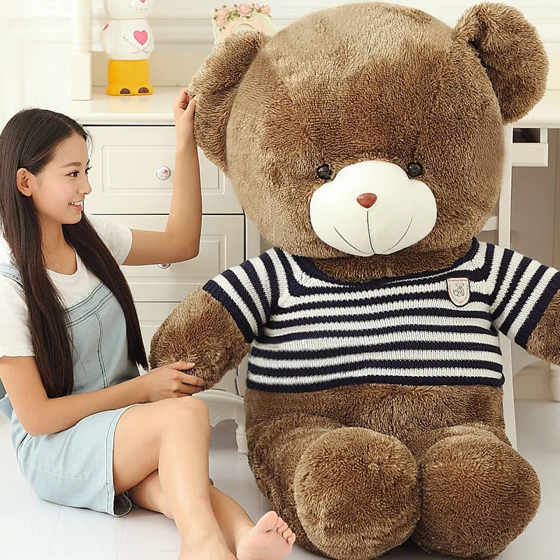 Wholesale Cute Custom Logo Stuffed Animal Plush Teddy Bear with Black ...