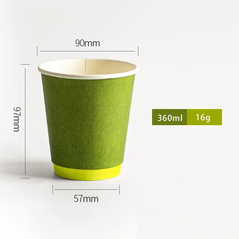 Custom Printed Logo Coffee Shop Branded Takeaway Cups